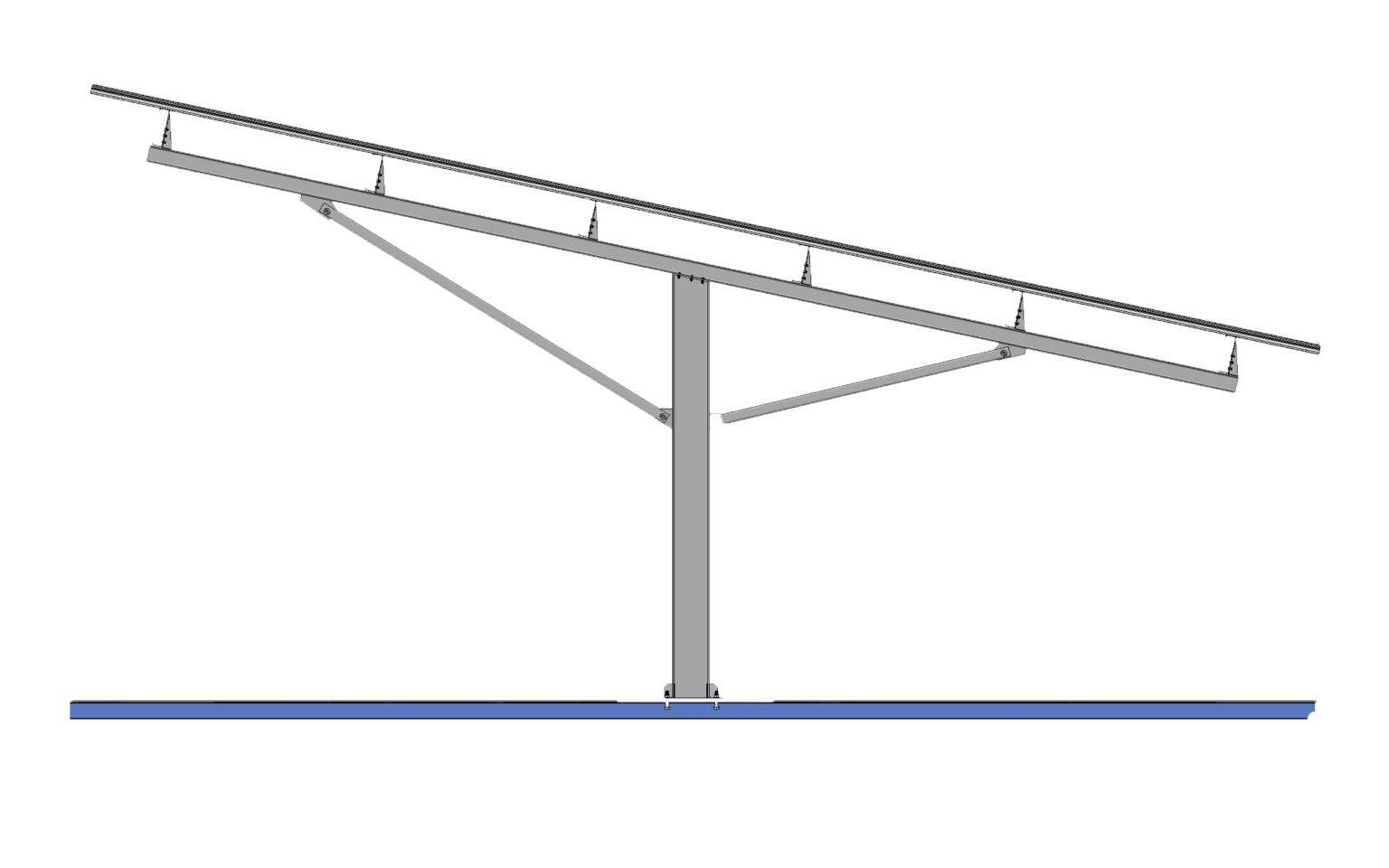 Ombrières photovoltaïques – Profil Evolution, Optima & Fixations